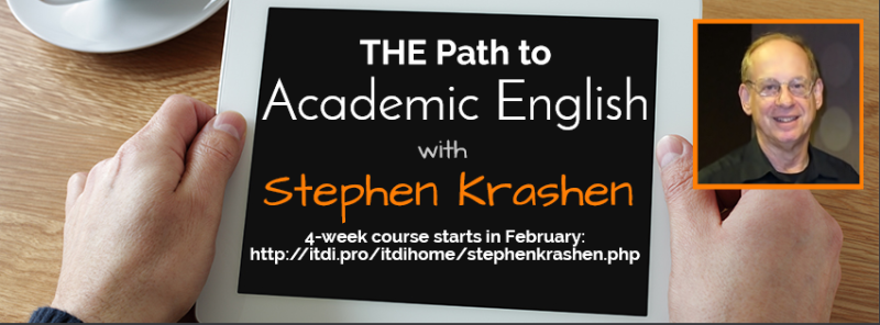 Why I Dig Stephen Krashen
