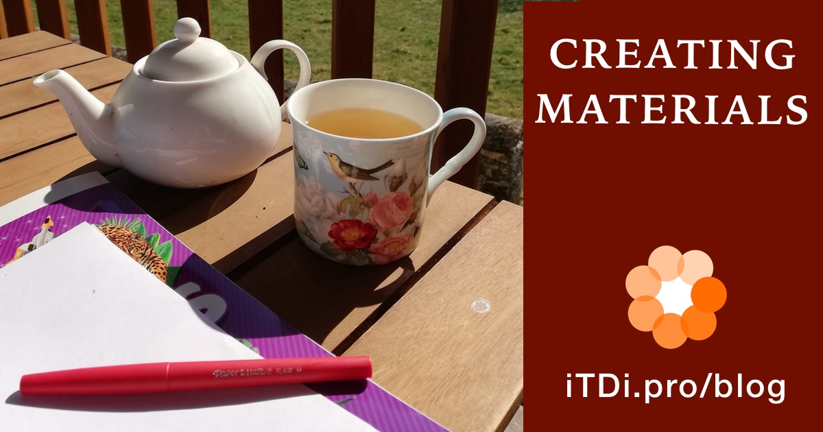 A Journey into Creating Materials • Rhett Burton on iTDi Blog